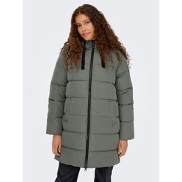 Only Damen Only Steppmantel &raquo;ONLCLAIR PUFFER HOOD COAT OTW CC&laquo; grau XS