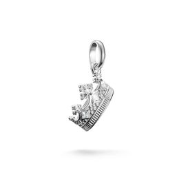 Thomas Sabo Damen Thomas Sabo Charm-Einh&auml;nger &raquo;Charm Krone mit Zirkonia - Connect&laquo; mit Zirkonia (synth.) silber