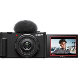 Sony Kompaktkamera &raquo;Vlog ZV-1F&laquo; ZEISS Tessar T* Objektiv, 6 Elemente in 6 Gruppen, 20,1, Bluetooth WLAN, inkl. Klapp- und drehbares Display, Slow- Motion 