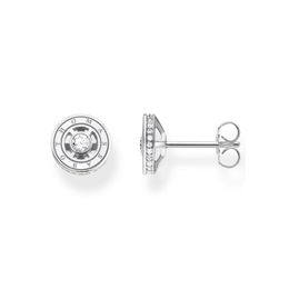 Thomas Sabo Damen Thomas Sabo Paar Ohrstecker &raquo;mit wei&szlig;en Steinen silber&laquo; mit Zirkonia (synth.) bunt