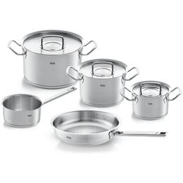 Fissler Topf-Set &raquo;ORIGINAL-PROFI COLLECTION Edelstahl-Topfset&laquo; je 1 Kochtopf 16/20/24 cm, Stielkasserolle 16 cm, Pfanne 24 cm, 8 Stk. tlg. Edelstahl 18/10 