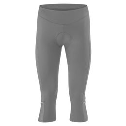 Gonso Damen Fahrradhose &raquo;Essential Tight 3/4 W&laquo; Damen 3/4 Radhose mit Sitzpolster, atmungsaktive Radlerhose, Tight Fit schwarz 54, Normalgr&ouml;&szlig;en