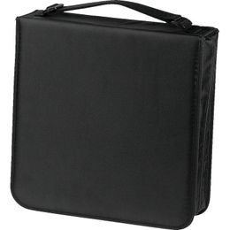 Hama DVD-H&uuml;lle &raquo;CD Tasche, mit H&uuml;llen zur Aufbewahrung von 208 CDs, DVDs und Blue-Rays&laquo; schwarz Polyester Au&szlig;enma&szlig; B x T x H: 30,4 x 32 x 9 cm