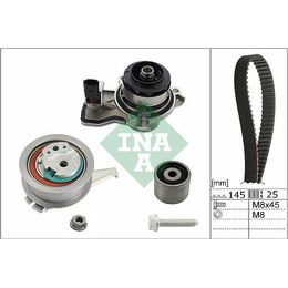 INA Wasserpumpe + Zahnriemensatz 530066530 f&uuml;r SEAT Skoda VW
