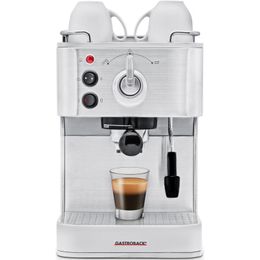 Gastroback Espressomaschine &raquo;Design Espresso Plus 42606&laquo; Siebtr&auml;ger, auch f&uuml;r Espressopads geeignet, inkl. Milchk&auml;nnchen grau Espressomaschine