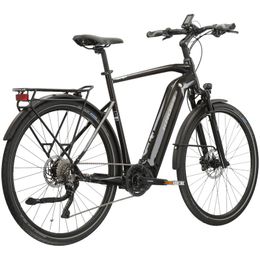 Kross Herren &raquo;E-Trekkingrad Trans Hybrid 6.0 28 Zoll schwarz&laquo; 10 Gang Shimano DEORE XT T8000 Schaltwerk Kettenschaltung Mittelmotor 250 W Pedelec, 