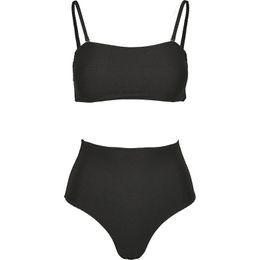 Urban Classics Damen Urban Classics Triangel-Bikini &raquo; Damen Ladies High Waist Bandeau Bikini&laquo; XS, N-Gr