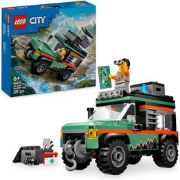 Lego Konstruktionsspielsteine &raquo;Offroad Gel&auml;ndewagen (60447), Lego City&laquo; Made in Europe bunt Konstruktionsspielsteine
