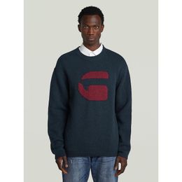 G-Star Raw G-Star Herren G-STAR Longpullover &raquo;G Logo Relaxed Knit Pullover&laquo; XS