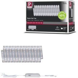 Paulmann LED-Streifen &raquo;MaxLED 1000 LED Strip Neutralwei&szlig; Basisset&laquo; silber