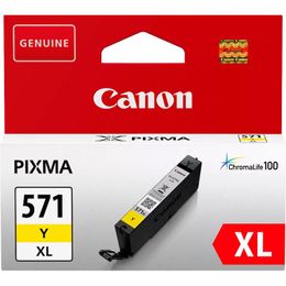 Canon Tintenpatrone &raquo;CLI-571 XL&laquo; original Druckerpatrone 571 XL gelb
