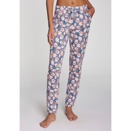 Vivance Dreams Damen Pyjamahose mit sch&ouml;nem Muster blau 48/50, N-Gr