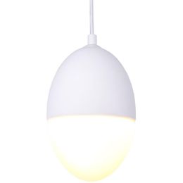 Paco Home Pendelleuchte &raquo;GREGG&laquo; E27 LED, E27, Lampe F&uuml;r Wohnzimmer Esszimmer K&uuml;che, H&ouml;henverstellbar wei&szlig;