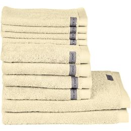 Ross Handtuch Set &raquo;Sinfonie&laquo; Set Frottier beinhaltet G&auml;stet&uuml;cher, Handt&uuml;cher und Badet&uuml;cher beige Frottier, Obermaterial: 100% Baumwolle