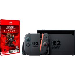 Konsolen-Set &raquo;Switch 2 + Assassin's Creed Shadows&laquo; 256 GB Stereo-Lautsprecher: Die unabh&auml;ngige Geh&auml;usestruktur erm&ouml;glicht eine nat&uuml;rlich klingende, 