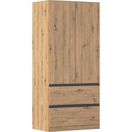 Rauch Dreht&uuml;renschrank &raquo;Kleiderschrank Schrank Garderobe COSTA in den Breiten 91/136/181 cm&laquo; in 3 Ausstattungen BASIC/CLASSIC/PREMIUM, viel Platz, 