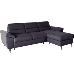 Sit & More sit&more Ecksofa &raquo;Sorano L-Form&laquo; wahlweise mit Bettfunktion und Bettkasten grau