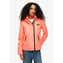 Superdry Damen Outdoorjacke &raquo;HOODED MTN WINDBREAKER JKT&laquo; mit Kapuze rot L