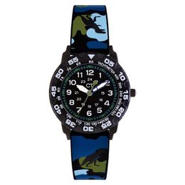 Cool Time Herren Cool Time Quarzuhr &raquo;The Cool Dino Camouflage&laquo; Armbanduhr, Silikonarmband, Kinderuhr, Junge, analog