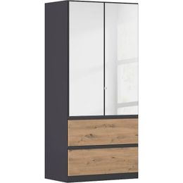 Rauch Dreht&uuml;renschrank &raquo;Kleiderschrank Schrank Garderobe COSTA in den Breiten 91/136/181 cm&laquo; in 3 Ausstattungen BASIC/CLASSIC/PREMIUM, mit Spiegel, 