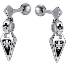 Firetti Damen Paar Ohrstecker &raquo;Schmuck Geschenk Edelstahl Ohrschmuck Ohrringe Classic&laquo; silber