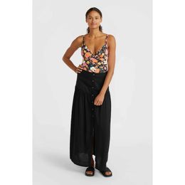 O`Neill O'neill Damen O'Neill Maxirock &raquo;ALOFA MAXI SKIRT&laquo; mit Kn&ouml;pfen schwarz XL (42)
