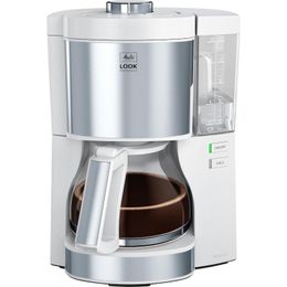 Melitta Filterkaffeemaschine &raquo;Look Perfection 1025-06&laquo; 1,25 l Kaffeekanne Papierfilter 1x4 wei&szlig; Filterkaffeemaschine