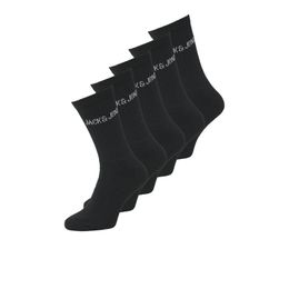 Jack & Jones Jack & Jones Herren Tennissocken &raquo;JACREGEN TENNIS SOCK 5 PACK NOOS&laquo; Packung, 5 Stk. tlg. mit Stretchanteil schwarz Einheitsgr&ouml;&szlig;e