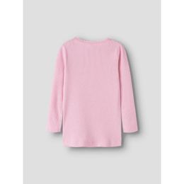 name it M&auml;dchen Langarmshirt &raquo;NMFKAB LS TOP NOOS&laquo; in Feinripp und mit s&uuml;&szlig;er Spitzenkante am Ausschnitt 86