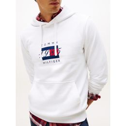 Tommy Hilfiger Herren Kapuzensweatshirt &raquo;LINEAR FLAG GRAPHIC&laquo;, Regular Fit, Hoodie, Kapuze mit Tunnelzug 3XL