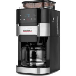 Gastroback Kaffeemaschine mit Mahlwerk &raquo;Grind & Brew Pro 42711&laquo; 1,5 l Kaffeekanne Permanentfilter Timerfunktion, auch f&uuml;r Kaffeepulver verwendbar, 