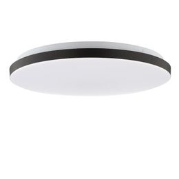 Brilliant LED Deckenleuchte &raquo;Livio&laquo; LED-Modul 1 Stk. Warmwei&szlig; &Oslash; 38,5 cm, 2500 lm, 3000 K, Bewegungsmelder, schwarz