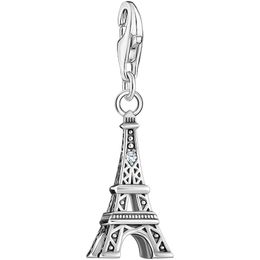Thomas Sabo Damen Thomas Sabo Charm-Einh&auml;nger &raquo;Eiffelturm mit wei&szlig;em Zirkonia&laquo; mit Zirkonia (synth.) bunt