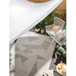 benuta Nest In- & Outdoor-Teppich Bronco Grau 120x170 cm - Teppich f&uuml;r Balkon, Terrasse & Garten