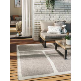 benuta Nest In- & Outdoor-Teppich Kiano Multicolor 200x290 cm - Teppich f&uuml;r Balkon, Terrasse & Garten