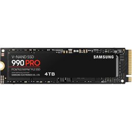 Samsung interne SSD &raquo;990 PRO NVMe M.2&laquo; 4 TB Anschluss PCIe Gen 4.0 x4 Auch geeignet f&uuml;r anspruchsvolle Video- und Grafikbearbeitung