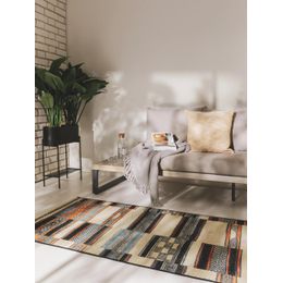 benuta Nest In- & Outdoor-L&auml;ufer Artis Multicolor 80x250 cm - Teppich f&uuml;r Balkon, Terrasse & Garten