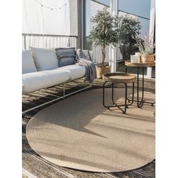 benuta Nest In- & Outdoor-Teppich Nandi Beige 120x170 cm - Teppich f&uuml;r Balkon, Terrasse & Garten