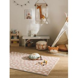 Lytte Spielmatte Savannah Rosa 120x180 cm - Hochwertige Krabbelmatte, Puzzlematte aus EVA-Schaumstoff