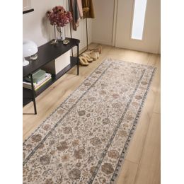 benuta Pop L&auml;ufer f&uuml;r Flur Mara Beige 80x240 cm