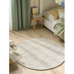 Lytte Kinderteppich Rocky Blau &oslash; 150 cm rund - Teppich f&uuml;r Kinderzimmer