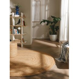 benuta Pure Juteteppich Jutta Hellbraun 160x230 cm - Naturfaserteppich aus Jute