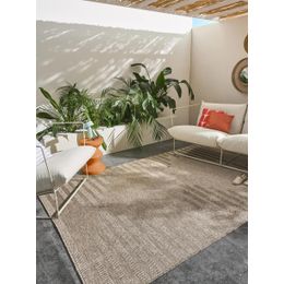 benuta Nest In- & Outdoor-Teppich Naoto Beige 160x230 cm - Teppich f&uuml;r Balkon, Terrasse & Garten