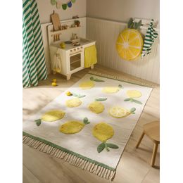 Lytte Kinderteppich Alma Cream/Gelb 120x170 cm - Teppich f&uuml;r Kinderzimmer