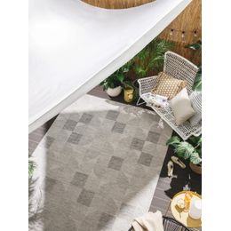benuta Nest In- & Outdoor-Teppich Bronco Grau 200x290 cm - Teppich f&uuml;r Balkon, Terrasse & Garten