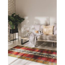benuta Nest In- & Outdoor-Teppich Artis Multicolor 80x250 cm - Teppich f&uuml;r Balkon, Terrasse & Garten
