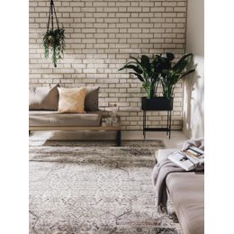 benuta Nest In- & Outdoor-Teppich Artis Anthrazit 160x235 cm - Teppich f&uuml;r Balkon, Terrasse & Garten