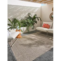 benuta Nest In- & Outdoor-Teppich Naoto Beige 300x400 cm - Teppich f&uuml;r Balkon, Terrasse & Garten