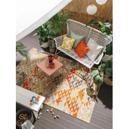 benuta Nest In- & Outdoor-Teppich Noelia Multicolor 120x170 cm - Teppich f&uuml;r Balkon, Terrasse & Garten