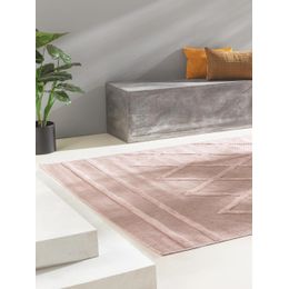 benuta Nest In- & Outdoor-Teppich Bonte Rosa 240x340 cm - Teppich f&uuml;r Balkon, Terrasse & Garten